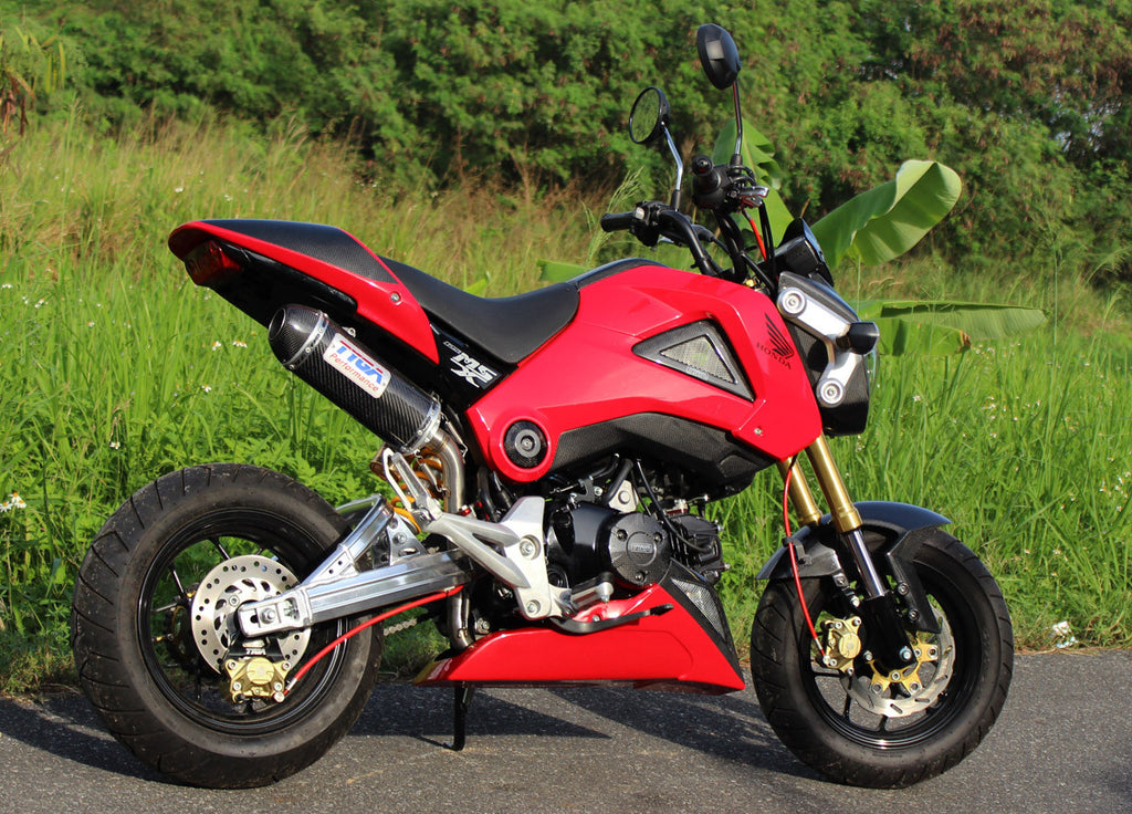 Tyga Performance Racing Belly Pan for Honda 'GROM' IN BLACK - Rocket ...